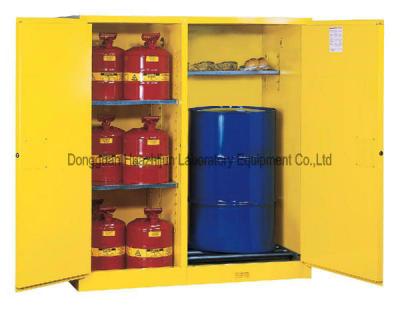 China Wall Mounted Lab Storage Cabinets Three Steel Shelves For Liquids OHSAS Approved for sale