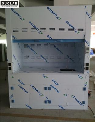 China Benchtop PP Industrial Fume Hood Double Cabinet Doors 5mm Thickness Window for sale