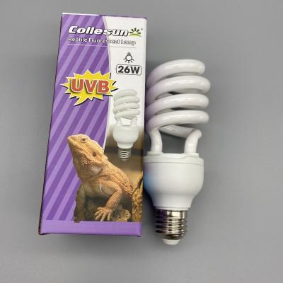 China 26W 10.0 CFL UVB Bulb UVA UVB Light Bulbs 220V Compact Fluorescent Bulbs for sale