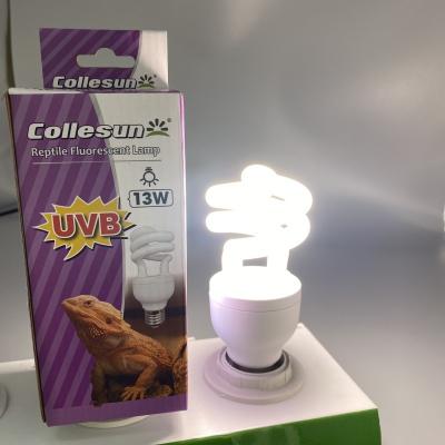 China Tropical Terrarium Compact Fluorescent Lamp Reptile UVB Light Bulb For Chameleons for sale