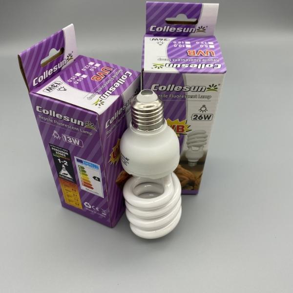 Quality Haining Sipake CFL UVB Lamp 10.0 26W UV Light Bulbs For Reptiles for sale