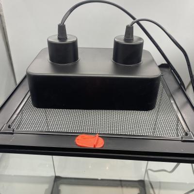 China 180W Dual Socket Fixture LED UVB Reptile Light For Precise Temperature Control And Wide Compatibility With Reptiles for sale