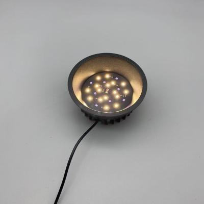 China 5W UVA UVB LED Round Light Climbing Box Light Lizard Turtle Bird Light Calcium Supplement for sale