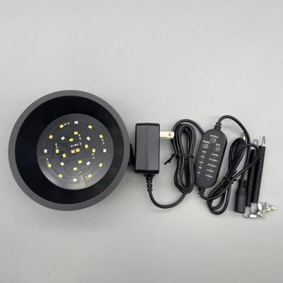 China 5W UVA UVB LED Round Light Climbing Box Light Lizard Turtle Bird Light Calcium Supplement for sale