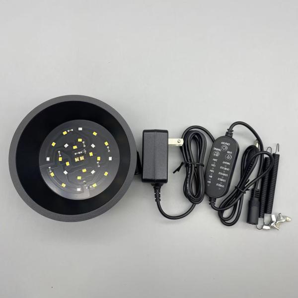5W UVA UVB LED Round Light Climbing Box Light Lizard Turtle Bird Light Calcium Supplement