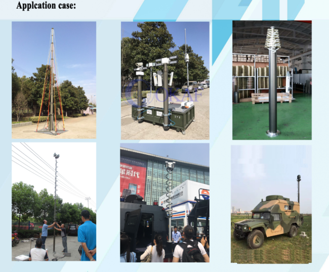 Telescopic mast