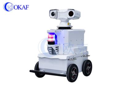 中国 Temperature Measurement Day and Night Vision Thermal Camera Robot Intelligent Security Inspection Patrol Robot 販売のため