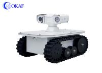 China Smart surveillance security patrol robot DIY educational crawler robot tank chassis for sale