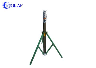 China Ground Mounted Portable Telescoping Antenna Mast Pole Pneumatic 1 Year Warranty for sale