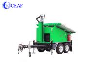 China Large Mobile Forensics Construction Light Trailer Outdoor High Bar Lighting System for sale