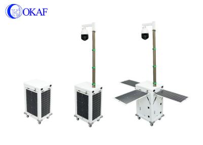 China 4G AI Camera Solar-Powered Mobile Security Cabinet for Construction Site Monitoring for sale