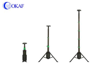 China Manual Lifting Portable Power Bank Tripod Foldable Telescopic Mast With Battery for sale