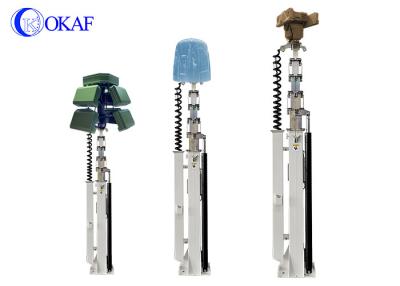 China Heavy Duty 100KG Payload weight Hydraulic Telescopic Mast Radar Antenna Tripod Telescopic Mast for sale