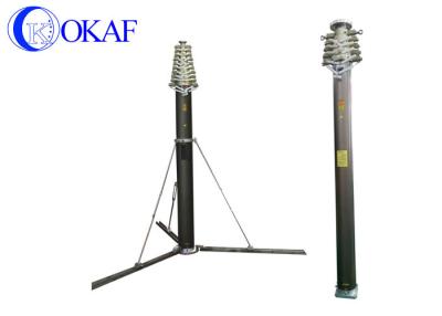 Cina Carico massimo telescopico pneumatico portatile 70KG dell'albero 18M dell'antenna della lega di alluminio in vendita