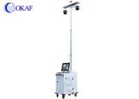 China IR Night Vision Mobile Sentry Surveillance Trailers High Resolution 4g Security Camera for sale