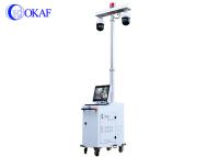 China IR Night Vision Mobile Sentry Surveillance Trailers High Resolution 4g Security Camera for sale