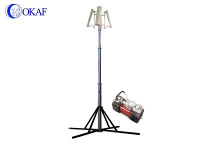 China High Strength Aluminum Alloy Telescopic Mast Pole Pneumatic Antenna Pole Customized for sale
