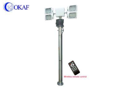 Cina Torre del faro pneumatica mobile dell'albero montato su veicolo della lega di alluminio per il camion dei vigili del fuoco in vendita