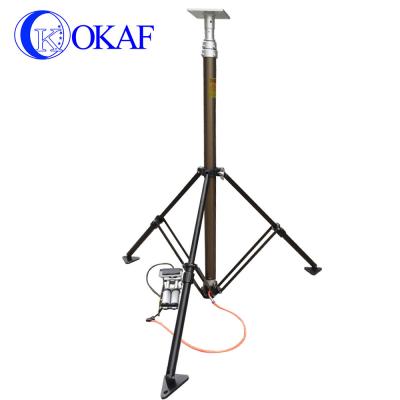 Cina Albero pneumatico di alluminio dell'antenna telescopica 120N di 4.2M 5.7M in vendita