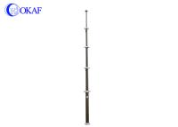 China CCTV 6m 20ft Self Locking Pneumatic Telescopic Rod for sale