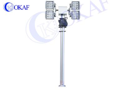 Cina Lega 6063B 3.5M Pneumatic Telescopic Pole montato su veicolo in vendita