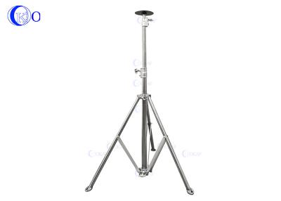Cina Portatile di Palo dell'antenna del treppiede di altezza di acciaio inossidabile 2.8m 3.8m in vendita