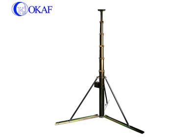 China 49ft Extend Height Hand Winch Telescopic Camera Mast 18m 20m for sale
