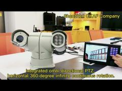 Het waterdichte van de Cameragps van 1080P 4G PTZ Plaatsen In real time Wifi met TF Kaart
