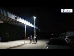 Torre ligera neumática móvil montada vehículo del palo de la aleación de aluminio para el coche de bomberos
