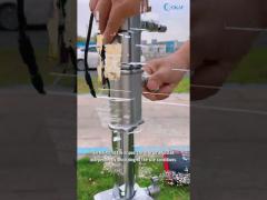 Stainless Steel 2.8m 3.8m Height Tripod Antenna Pole Portable