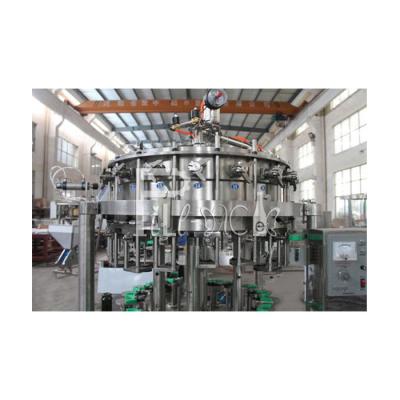 China Linha de alumínio carbonatada automática da bebida do tampão da garrafa de vidro da máquina de enchimento 2L da bebida 1500BPH à venda