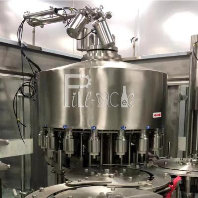 China Automatic 4 In 1 Juice Filling Machine PET Bottles Monoblock Pulp Fruit Granule for sale