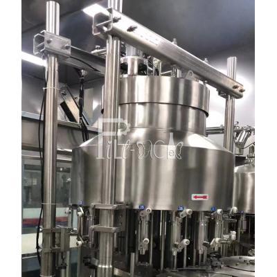 China Automatic 4 In 1 Juice Filling Machine PET Bottles Monoblock Pulp Fruit Granule for sale