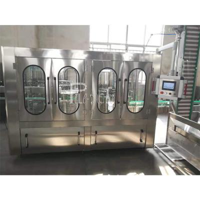China Automatic 4 In 1 Juice Filling Machine PET Bottles Monoblock Pulp Fruit Granule for sale