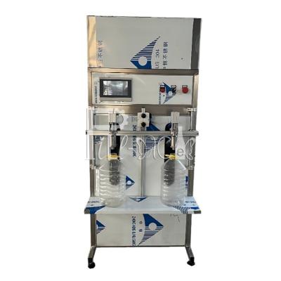 China Semi Automatic Juice Filling Machine Linear Liquid Plastic Bottles Mineral Water zu verkaufen