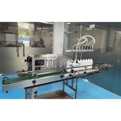 China Automatic Desktop Gear Pump Liquid Piston Filling Machine For Perfume Beverage Drinking Water Alcohol for sale