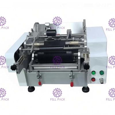 China Semi Automatic Industrial Bottle Labeling Machine For Wet Glue Paper Labels for sale
