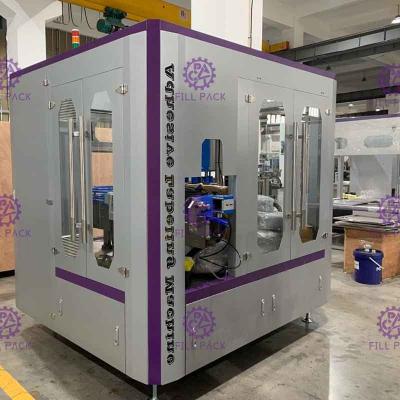 China Rotary Type Self Adhesive Sticker Beer Glass Bottle Labeling Machine For Single Label for sale