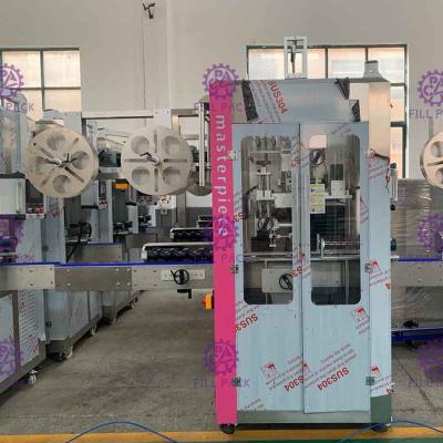 China Automatic Double Feeding Type Bottle Labeling Machine For PET / PVC Label 250BPM for sale