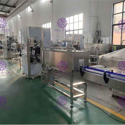 China SUS304 Hot Filling Shrink Sleeve Labeling Machine Movable With Wheels for sale