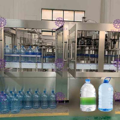 China 3 In 1 Monoblock 5L Bottle Drinking Water Plant , Mineral Water Filling Plant for sale