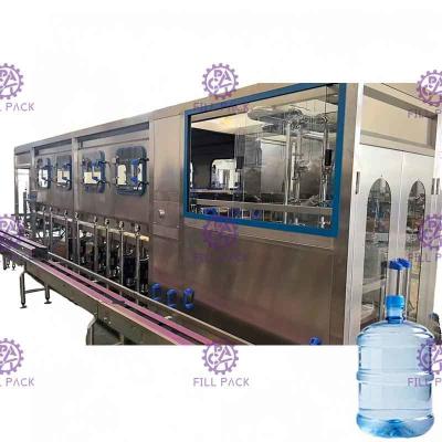 China Barrel Water Filler 5 Gallon Water Filling Machine Plant 450 BPH For Minear Water for sale