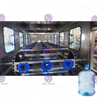 China 450BPH Automatic Inside and Outside Gallon Bottle Brusher - Barrel Water Filling Plant for sale