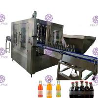 China Automatic Glass Bottle Beer Filling Machine 6000-8000 BPH with PLC Control and 0.25-2.5L Capacity for sale