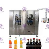 China Automatic Glass Bottle Beer Filling Machine 6000-8000 BPH with PLC Control and 0.25-2.5L Capacity for sale