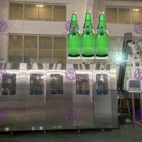 China Monoblock Level Adjusted Bottle Filling Machine 40-40-12 for Wine with Aluminum Lid for sale