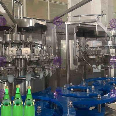 China SUS304 Filling Machine Glass Bottled Alcohol Filler aluminum lid for sale