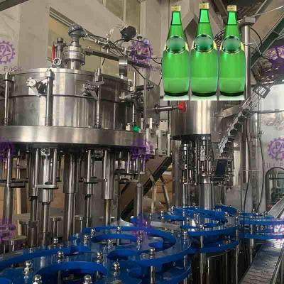 China 12000BPH Bottle Filling Machine Ring Type Liquid Cylinder PLC Control for sale