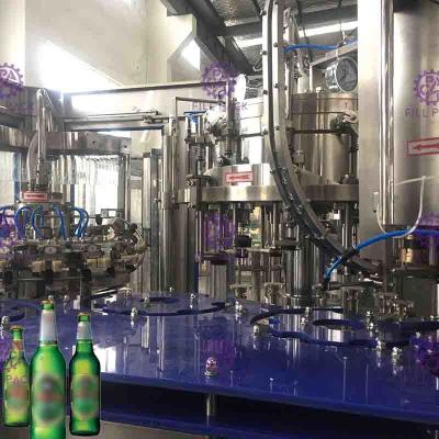 China Aseptic Monoblock Beer Filling Machine Carbonated Drink Bottle Filler Machine for sale