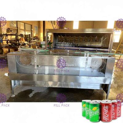 China 2000BPH Magnet Washer Tin Can Filling And Sealing Machine SUS304 for sale
